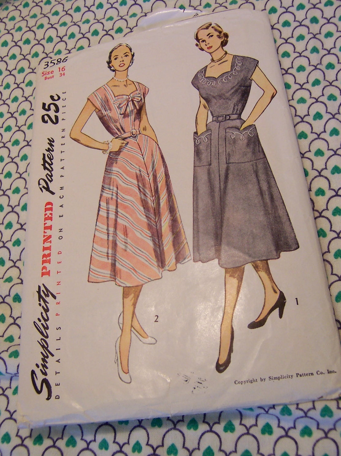 Pattern / Simplicity One Piece Dress Pattern - Etsy