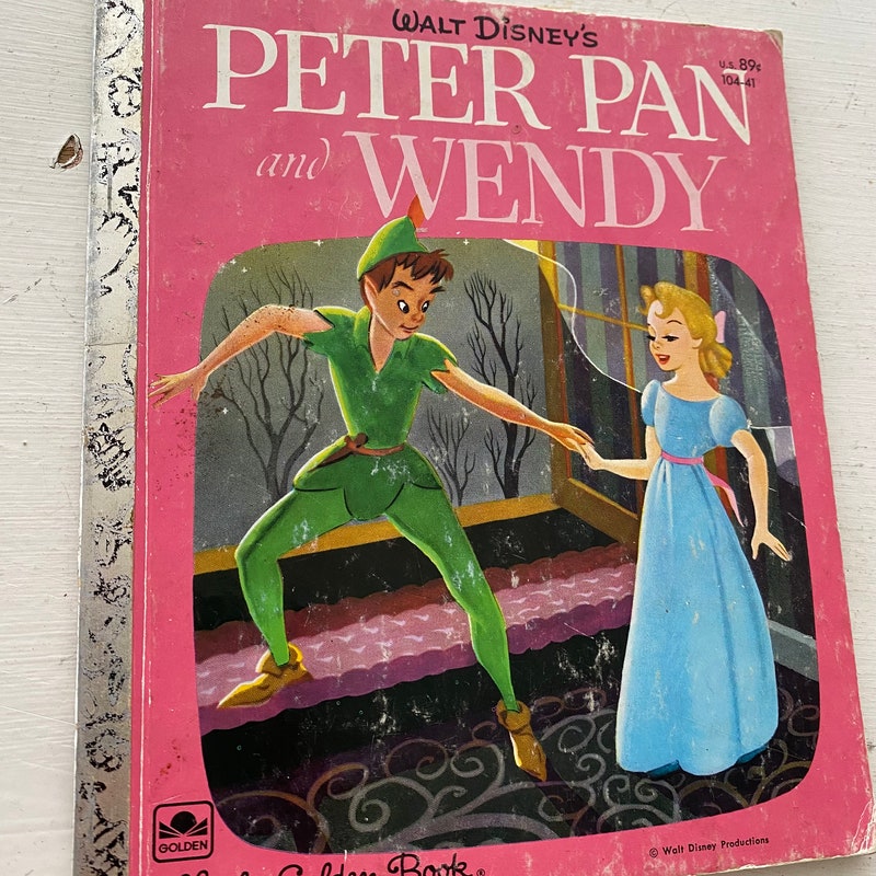 Peter Pan Golden Book - Etsy