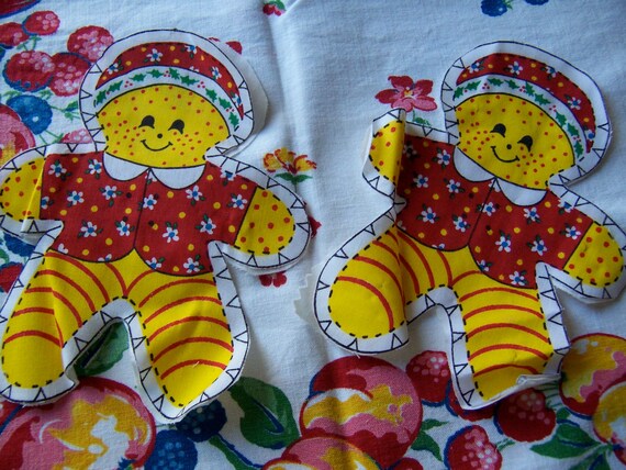 Fabric / christmas bear fabric cutouts | Etsy