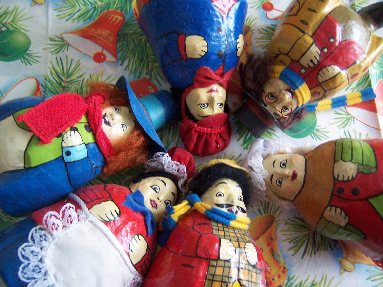 Dolls / Vintage Paper Mache People Dolls - Etsy