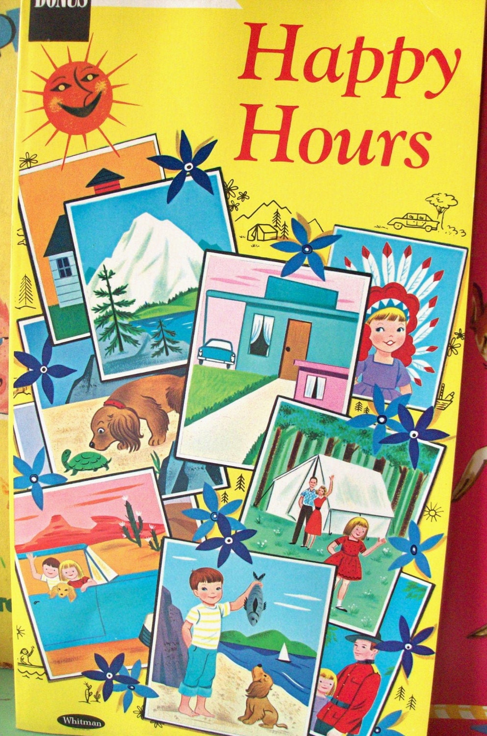 Book / 1960 Happy Hours and Dot to Dot - Etsy