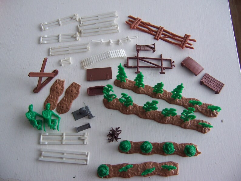 Farm crops plastic toy lot | Etsy