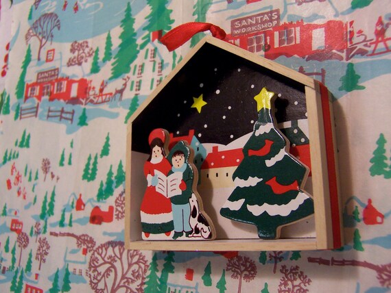 Ornament / hallmark shadow box ornament | Etsy