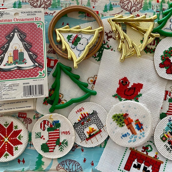Cross Stitch Ornament Frames - Etsy
