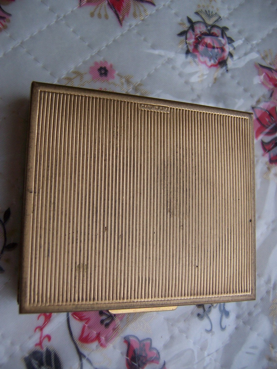 Compact / Vintage Compact Metal Box - Etsy