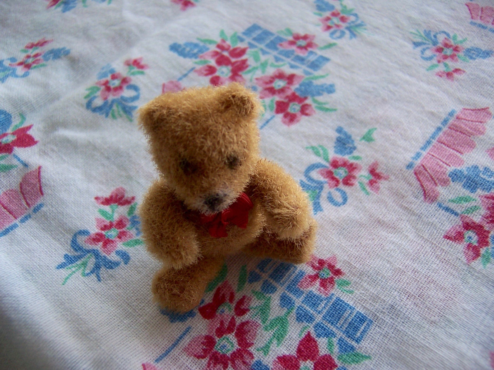 Bear / Flocked Posable Bear | Etsy