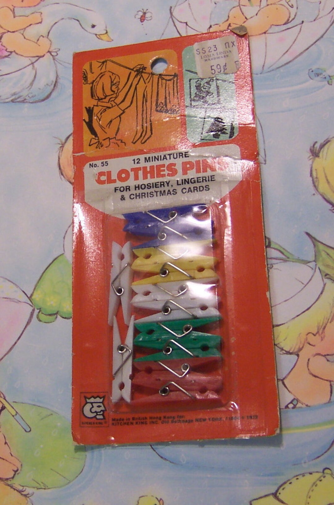 Clothes Pins / Miniature / Plastic - Etsy