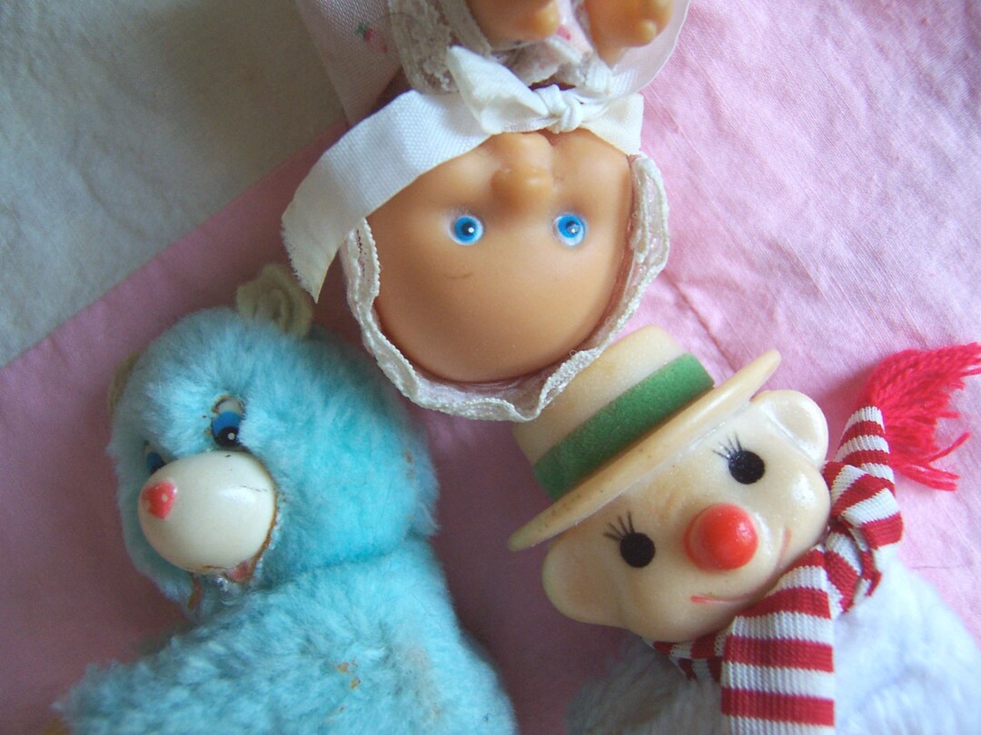 Huggers / Three Fluffy Furry and Plastic Huggers - Etsy