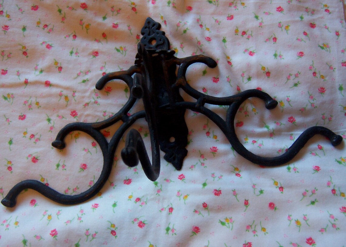 Cast Iron Wall Mount Coat Hanger | Etsy