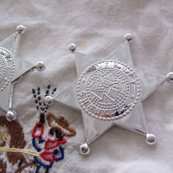 Plastic Sheriff Badges - Etsy