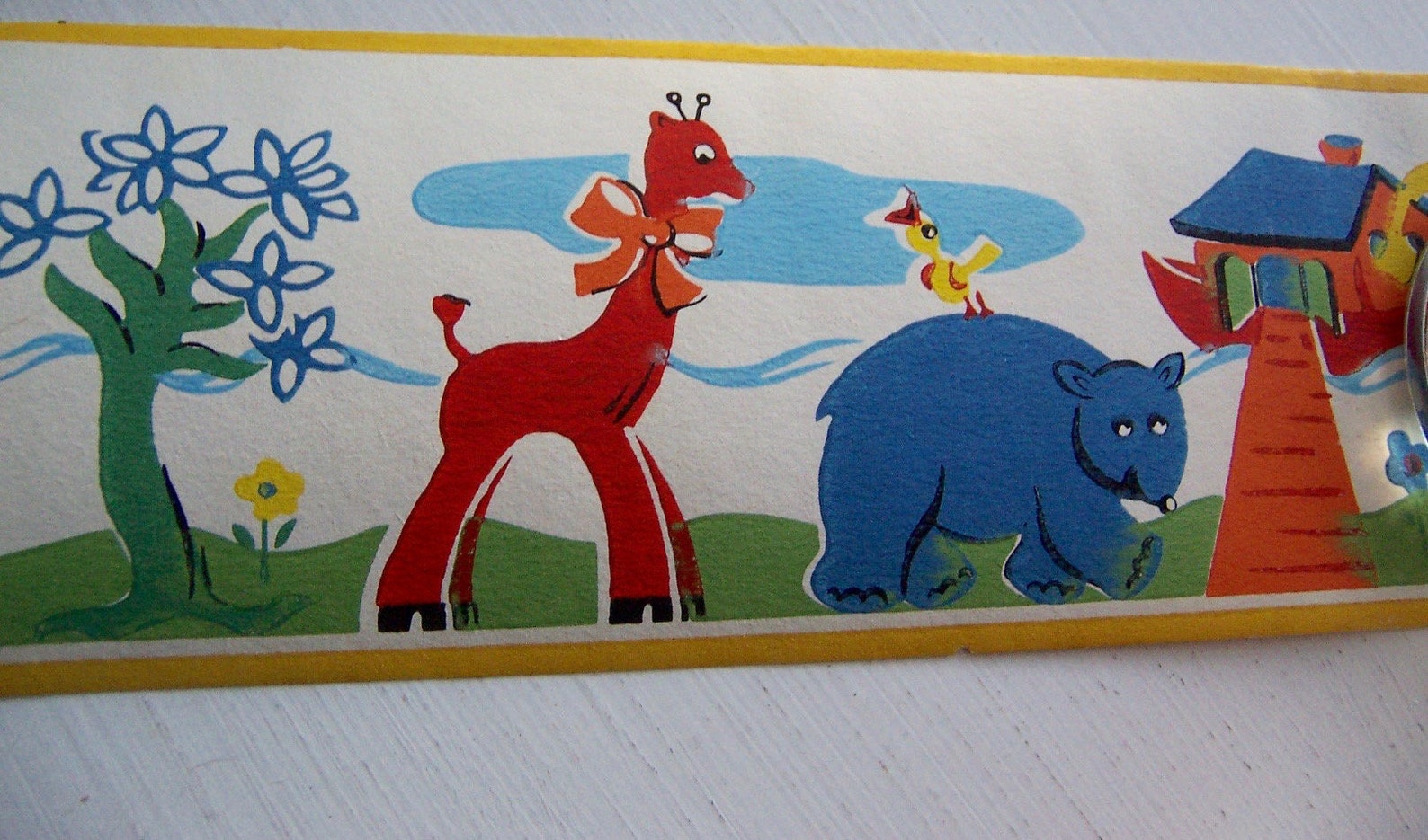 Paper / Vintage Roll of Paper Border - Etsy