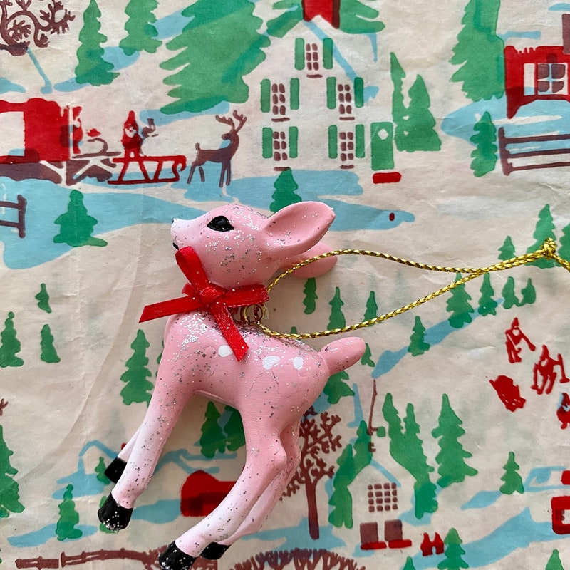 Pink Deer - Etsy