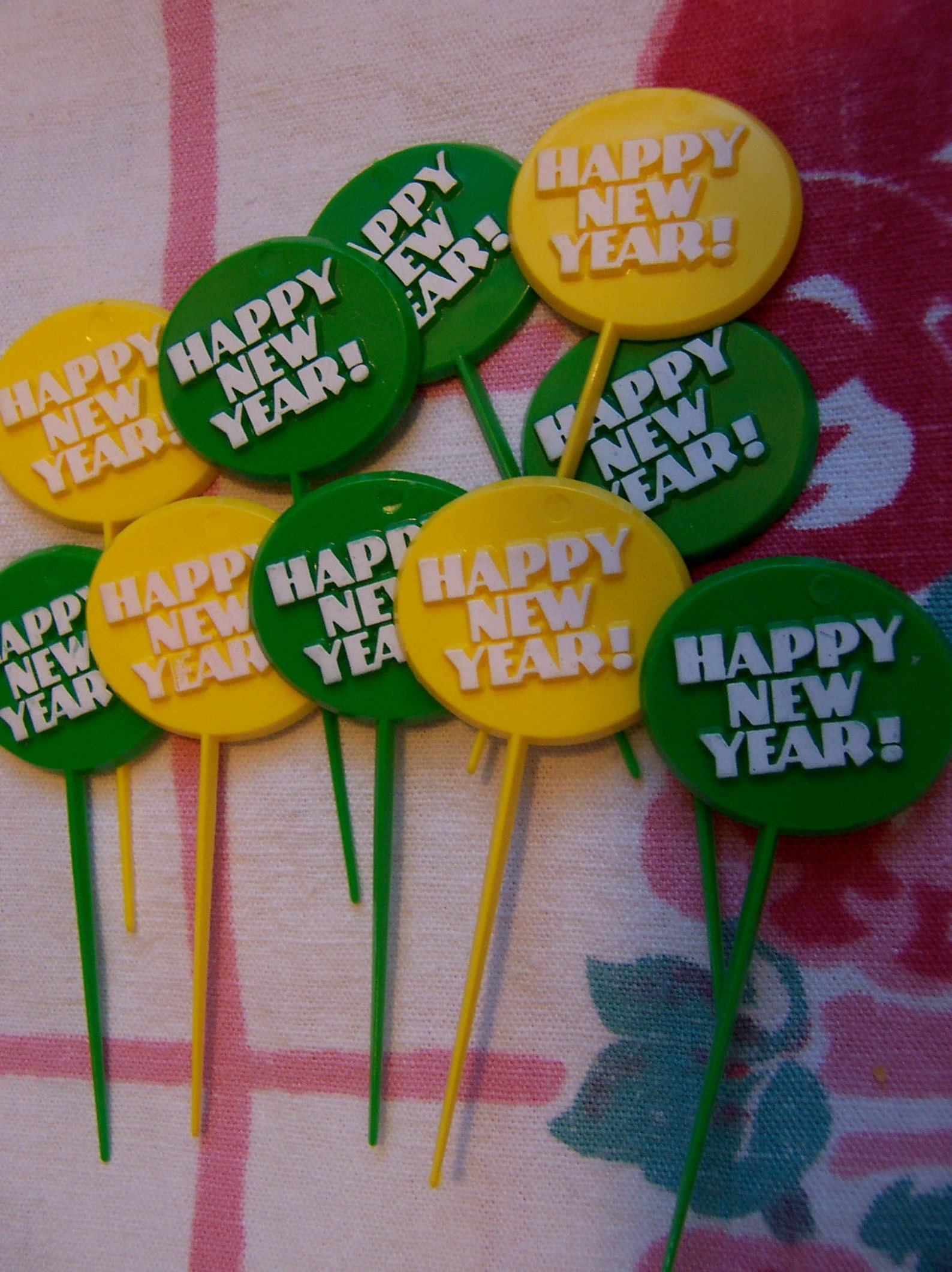 Picks / Happy New Year Party Picks - Etsy