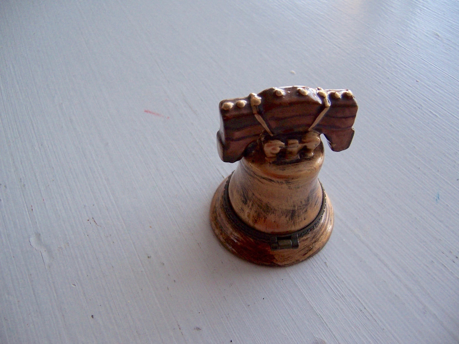 Hinge Box / Liberty Bell Hinge Trinket Box | Etsy