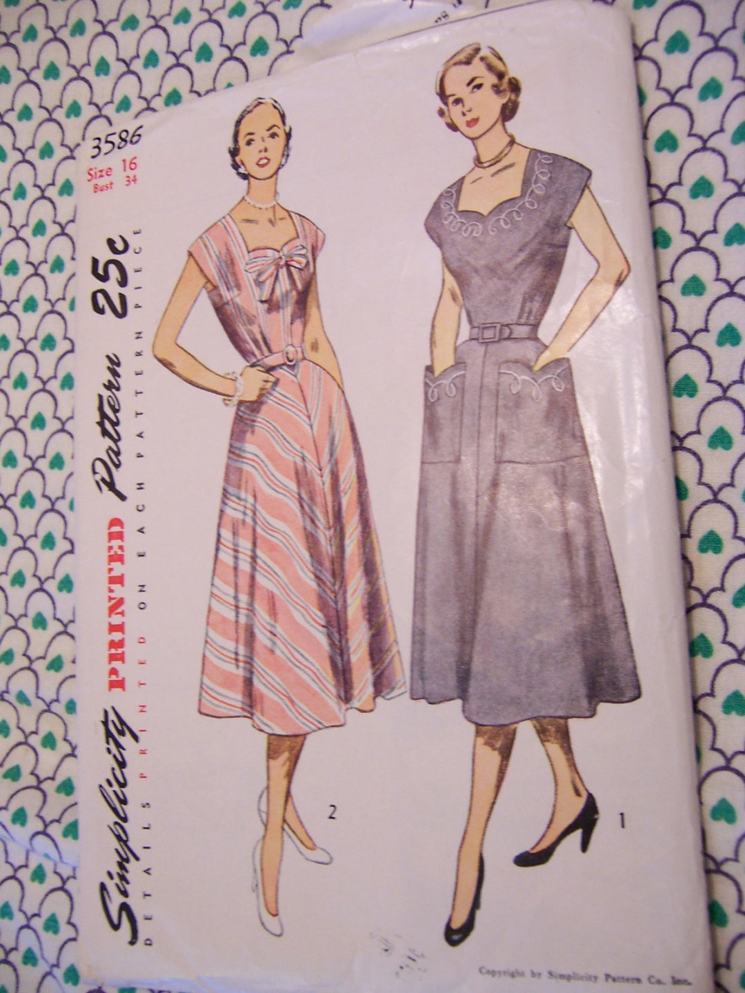 Pattern / Simplicity One Piece Dress Pattern - Etsy