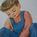 Poster / Little Boy Lithograph Poster - Etsy
