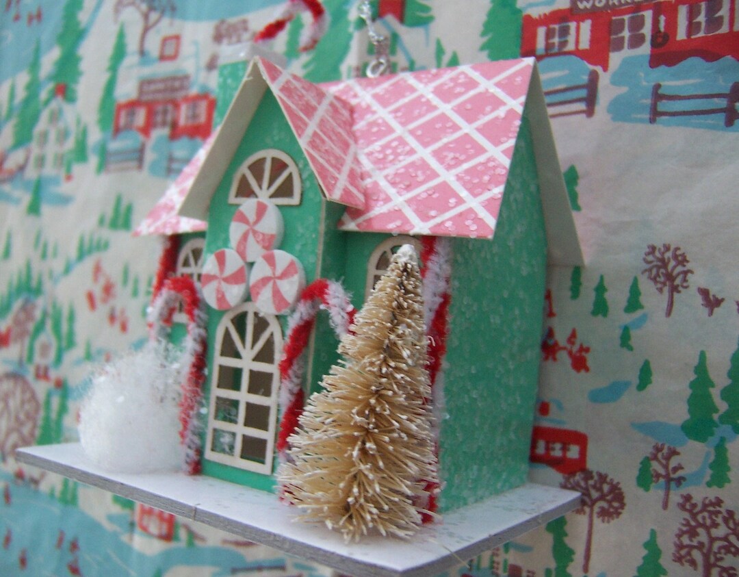 House / Paper House Ornament - Etsy