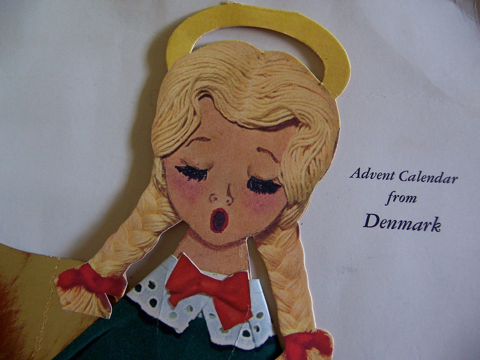 Advent Calendar / Adorable Denmark Angel | Etsy