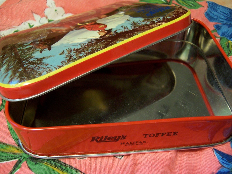 Tin / Canadian Mountie on Patrol Toffee Tin - Etsy