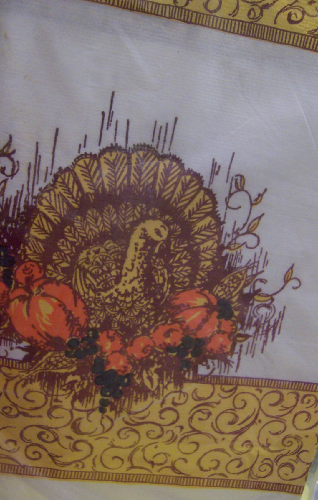 Table Cover / Turkey Lurkey Paper - Etsy