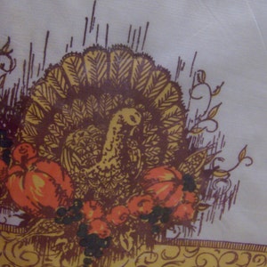 Table Cover / Turkey Lurkey Paper - Etsy