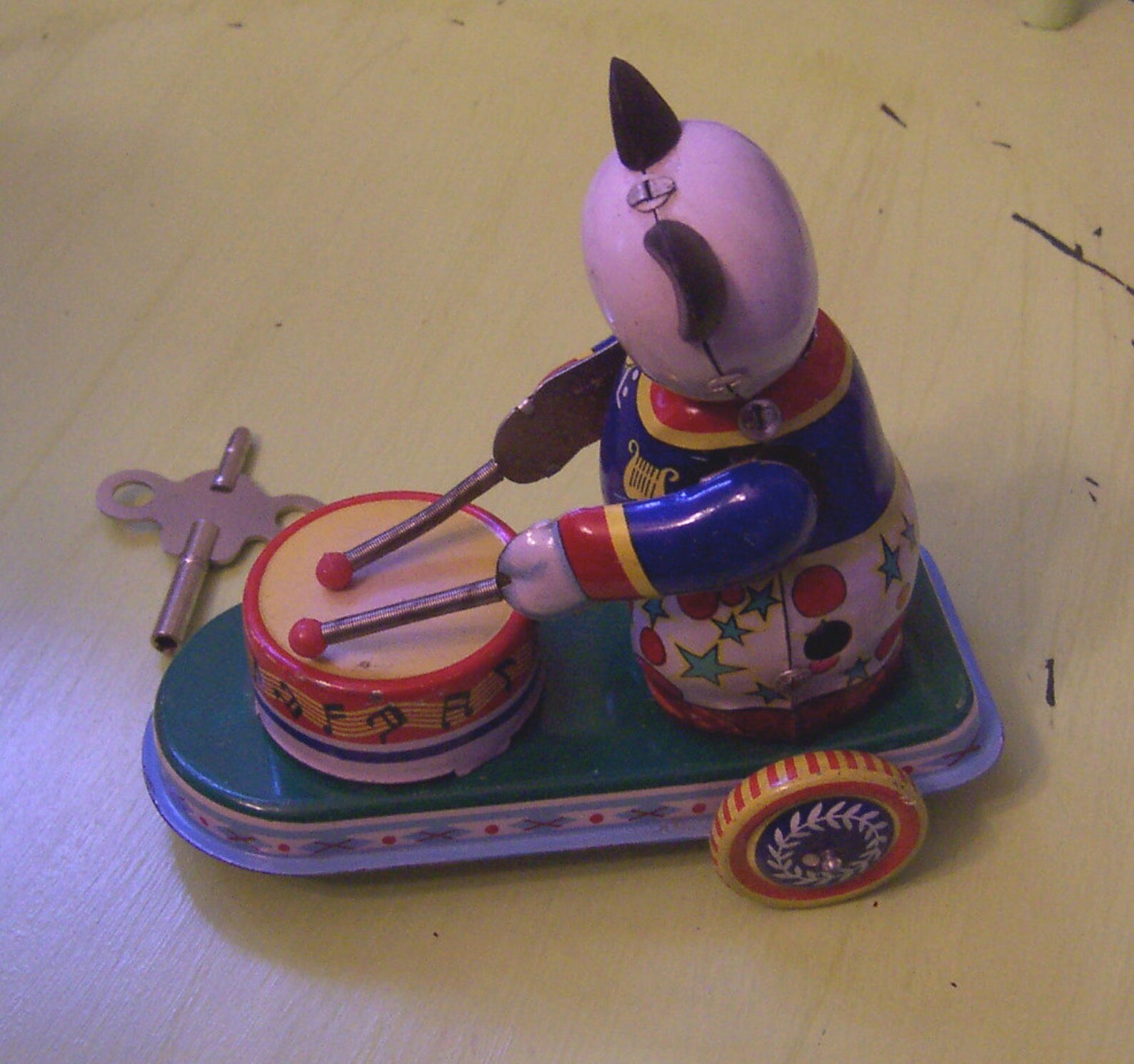 Tin Panda Bear Wind up Toy - Etsy
