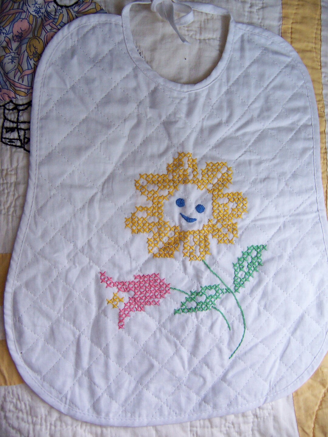Bib / Embroidered Baby Bib - Etsy