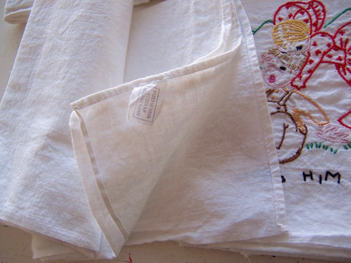 Towels / Cotton Embroidered Towels - Etsy