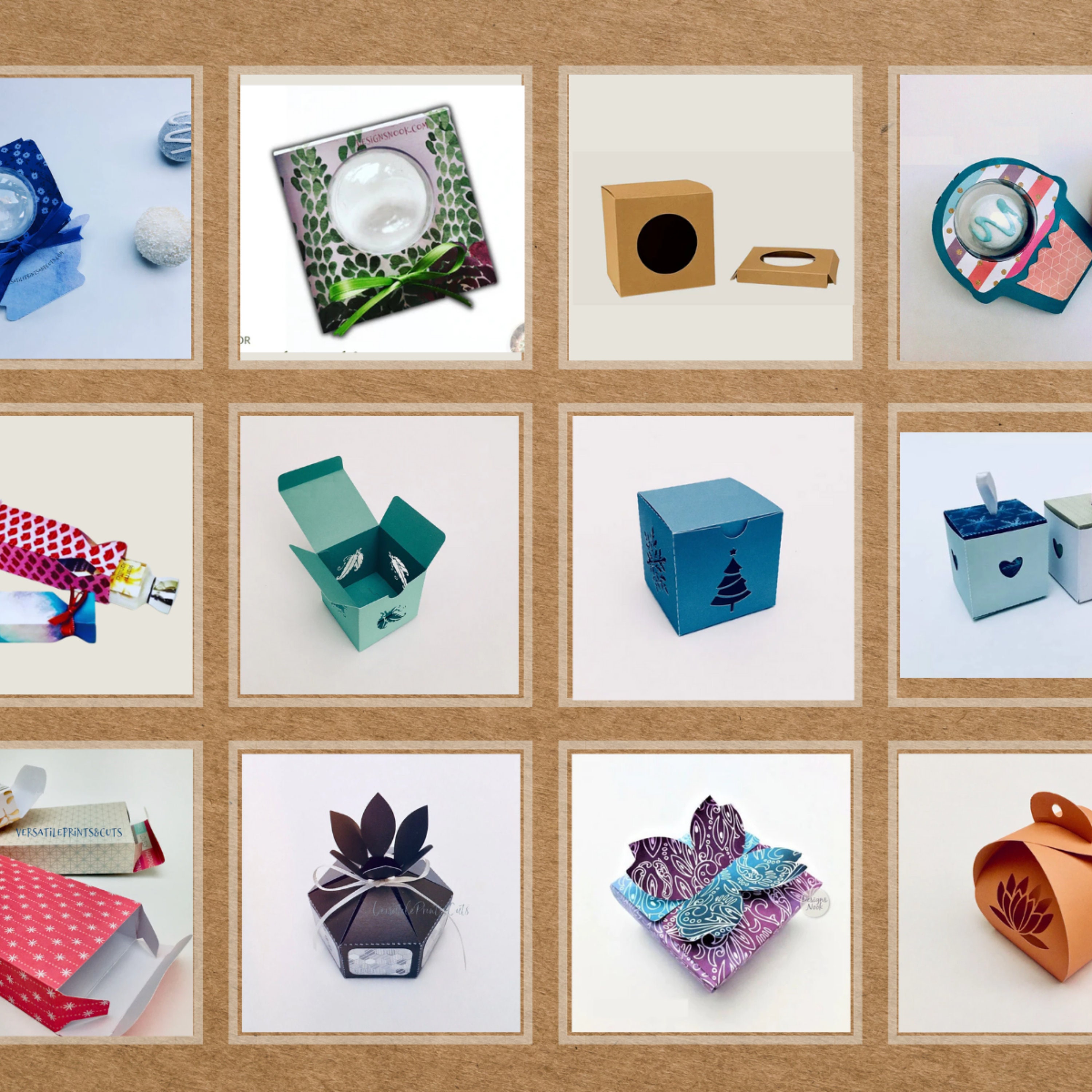 71 SVG Bundle, 3D Box Templates 3D Made Exclusively for Cricut ...