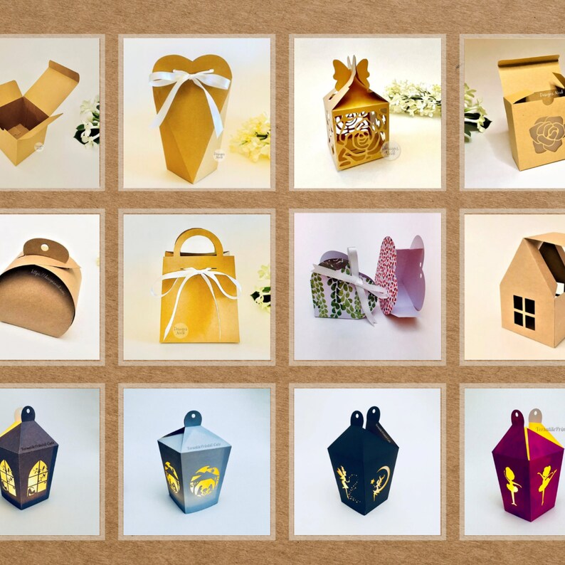 71 SVG Bundle, 3D Box Templates 3D Made Exclusively for Cricut ...