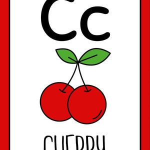 Education Alphabet Flashcards - Etsy