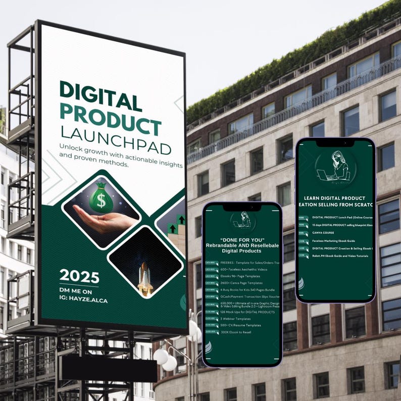 DIGITAL PRODUCT LAUNCHPAD - Etsy