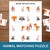 Color Pattern Activity, Printable Pattern Matching Game for Kids - Etsy