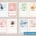 Printable Letter Tracing Cards, Animal Themed Alphabet Flashcards for ...