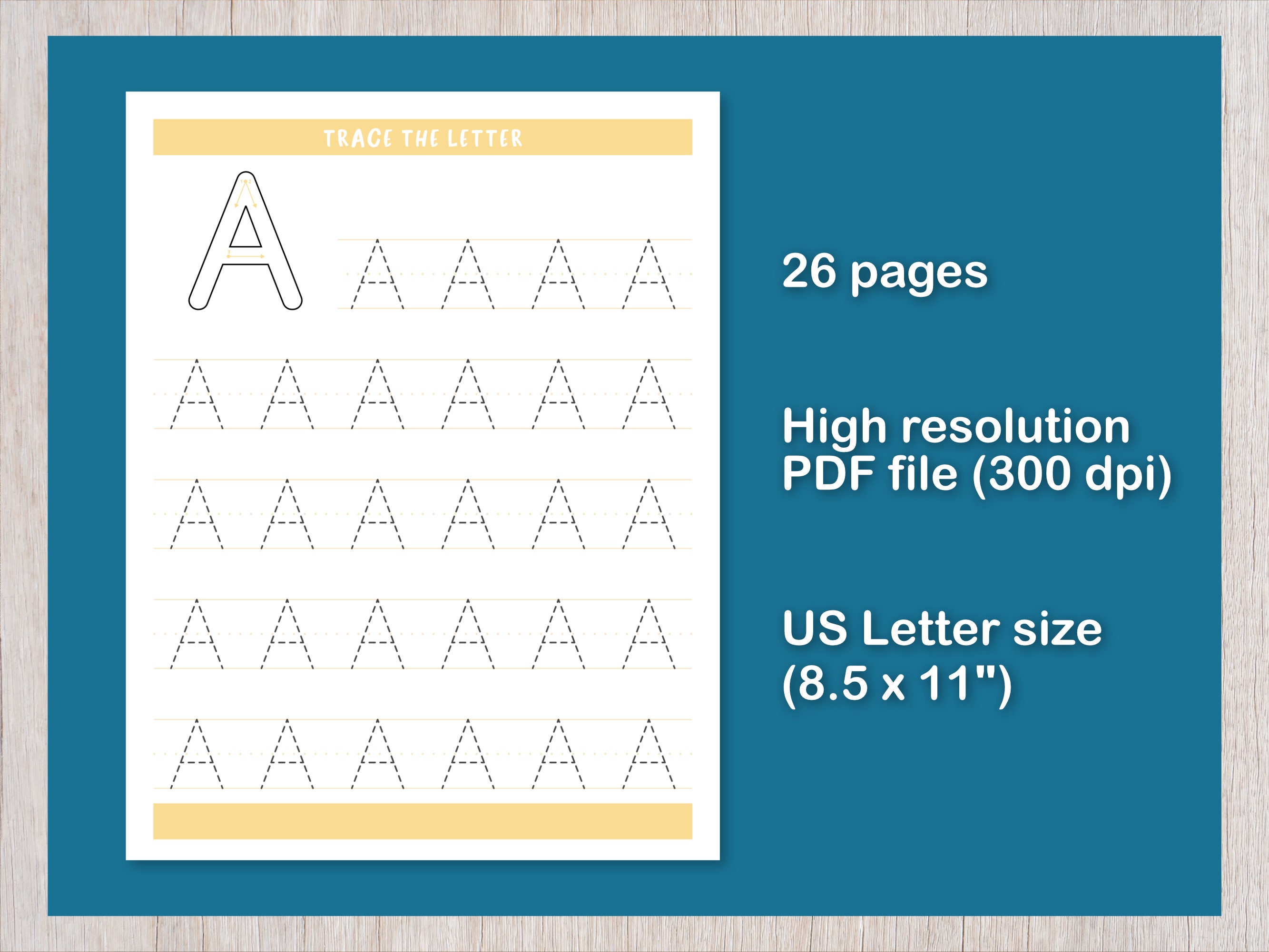 Uppercase Alphabet Tracing Worksheets | Colorful Printable Letter ...