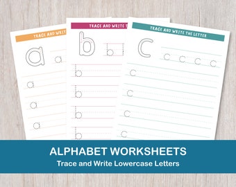 Complete Alphabet and Number Tracing Letters for Kids, 78 Printable ...