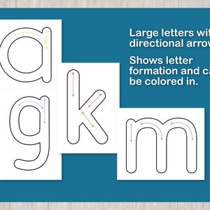 Lowercase Alphabet Tracing Worksheets | Colorful Printable Letter ...