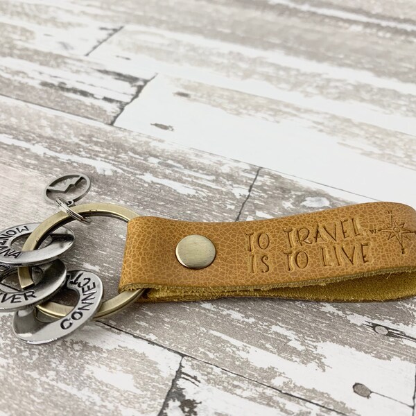 Travel Keychain - Etsy