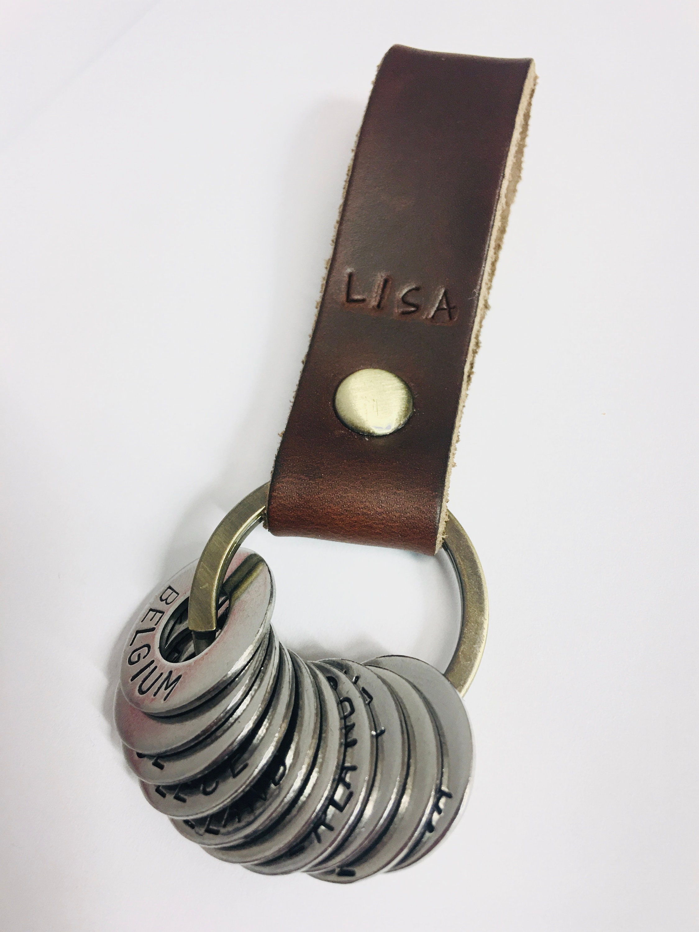 Travel Keychain for Tokens - Etsy