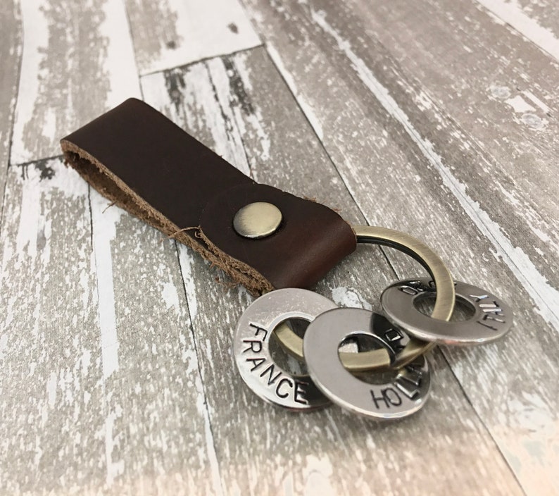 Travel Keychain Travel Token Keychain Travel Keepsake - Etsy