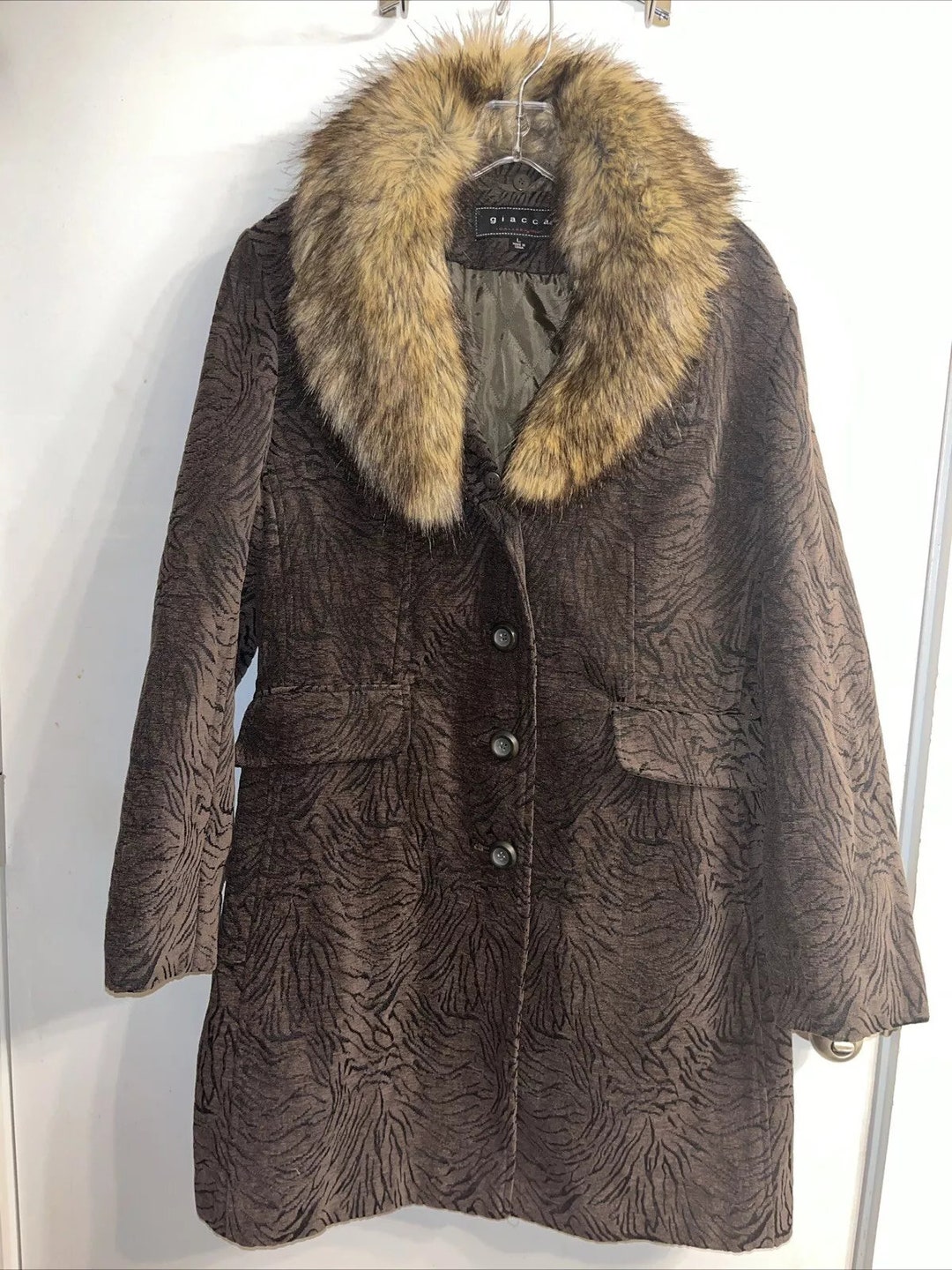 Vintage STUNNING FAUX Fur Norway Giacca A Gallery Jacket VTG - Etsy