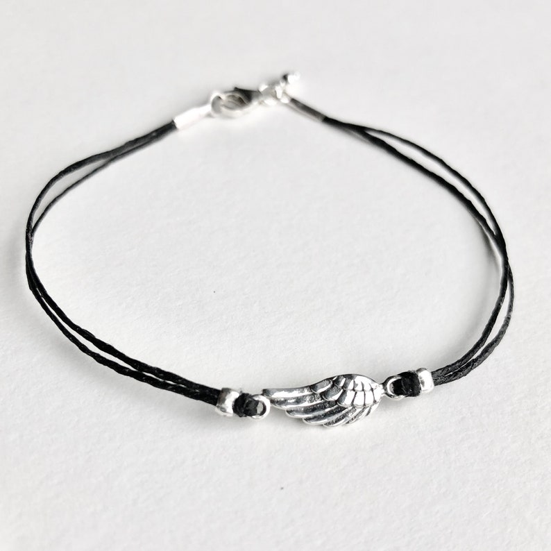 Wing bracelet Bird Wing Sterling Silver Angel Wing boho | Etsy