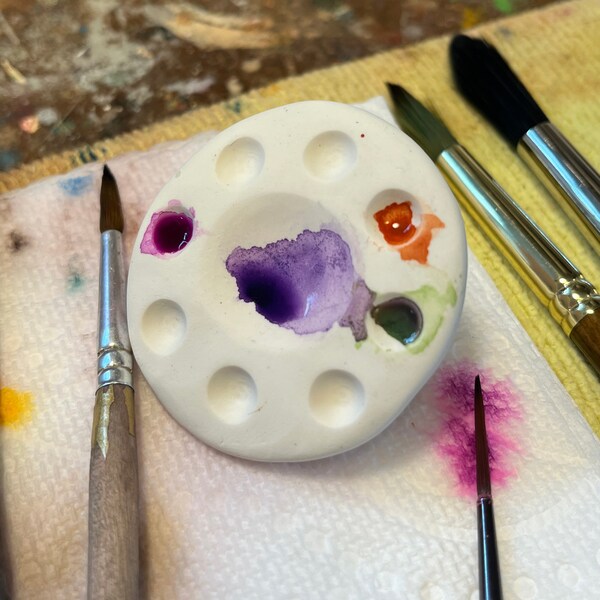 Watercolor Ring Palette Ring - Etsy