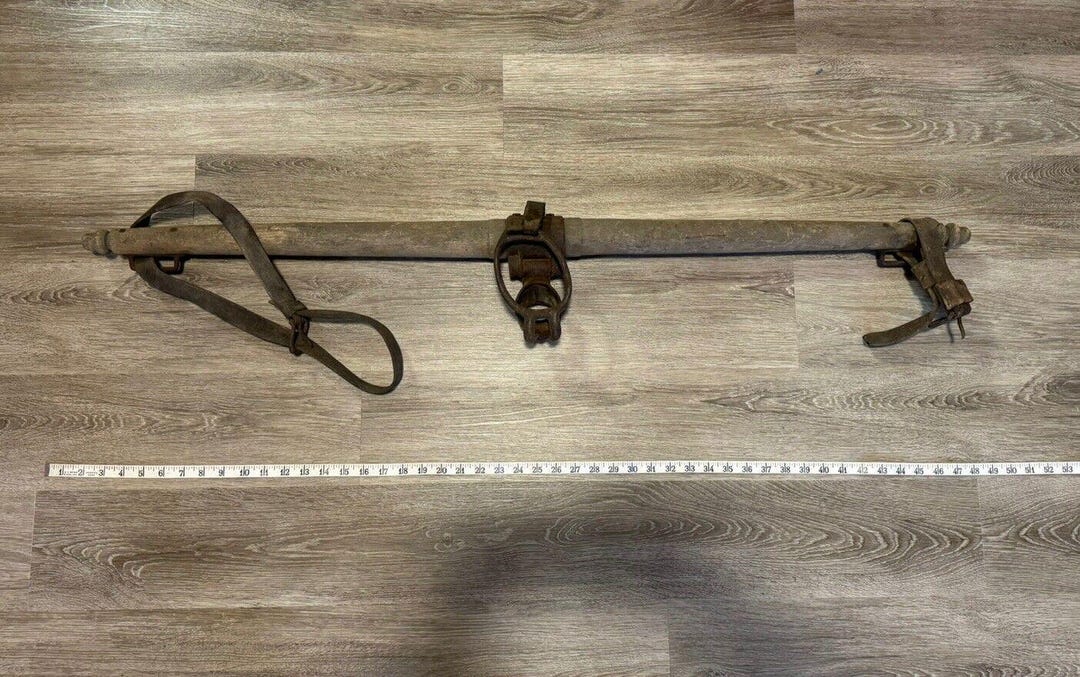 Vintage Antique Primitive Horse Ox Harness Hitch Single Tree Yoke Wood ...