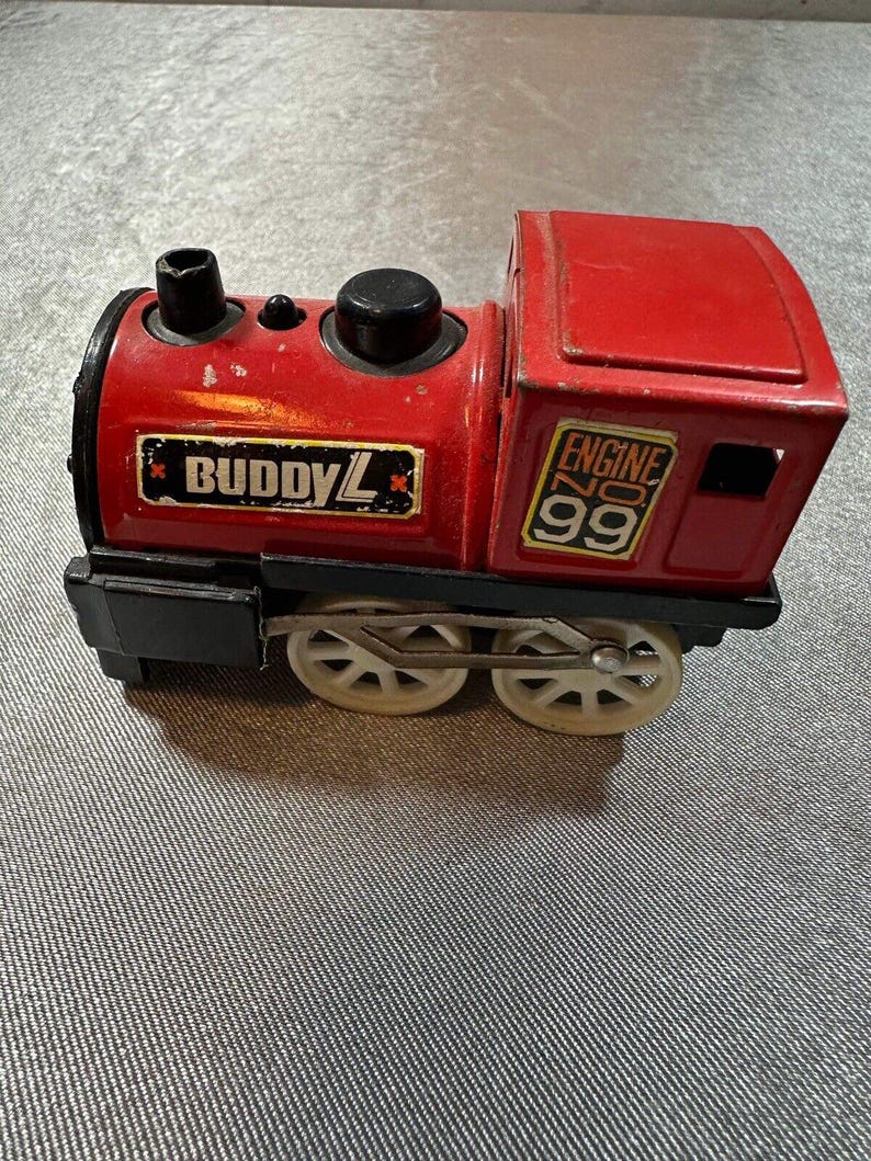Buddy L. Tin Engine NO. 99, Made in Hong Kong - Etsy