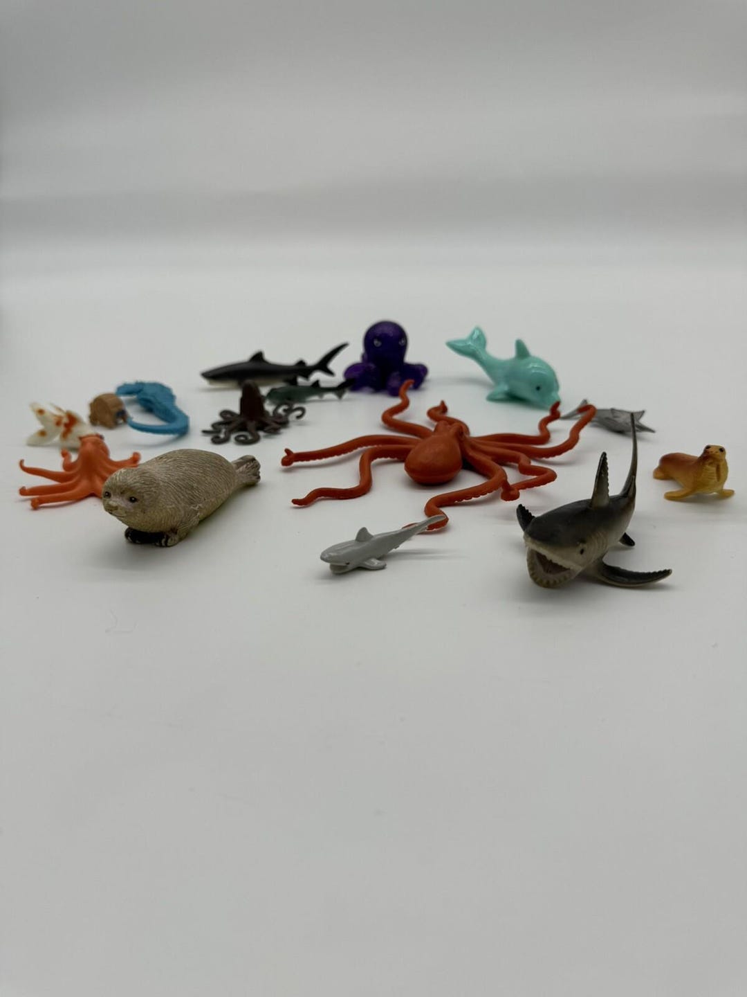 Vintage Deep Sea Creatures & Oceanic Animal Toys ~ Diorama Lot - Etsy