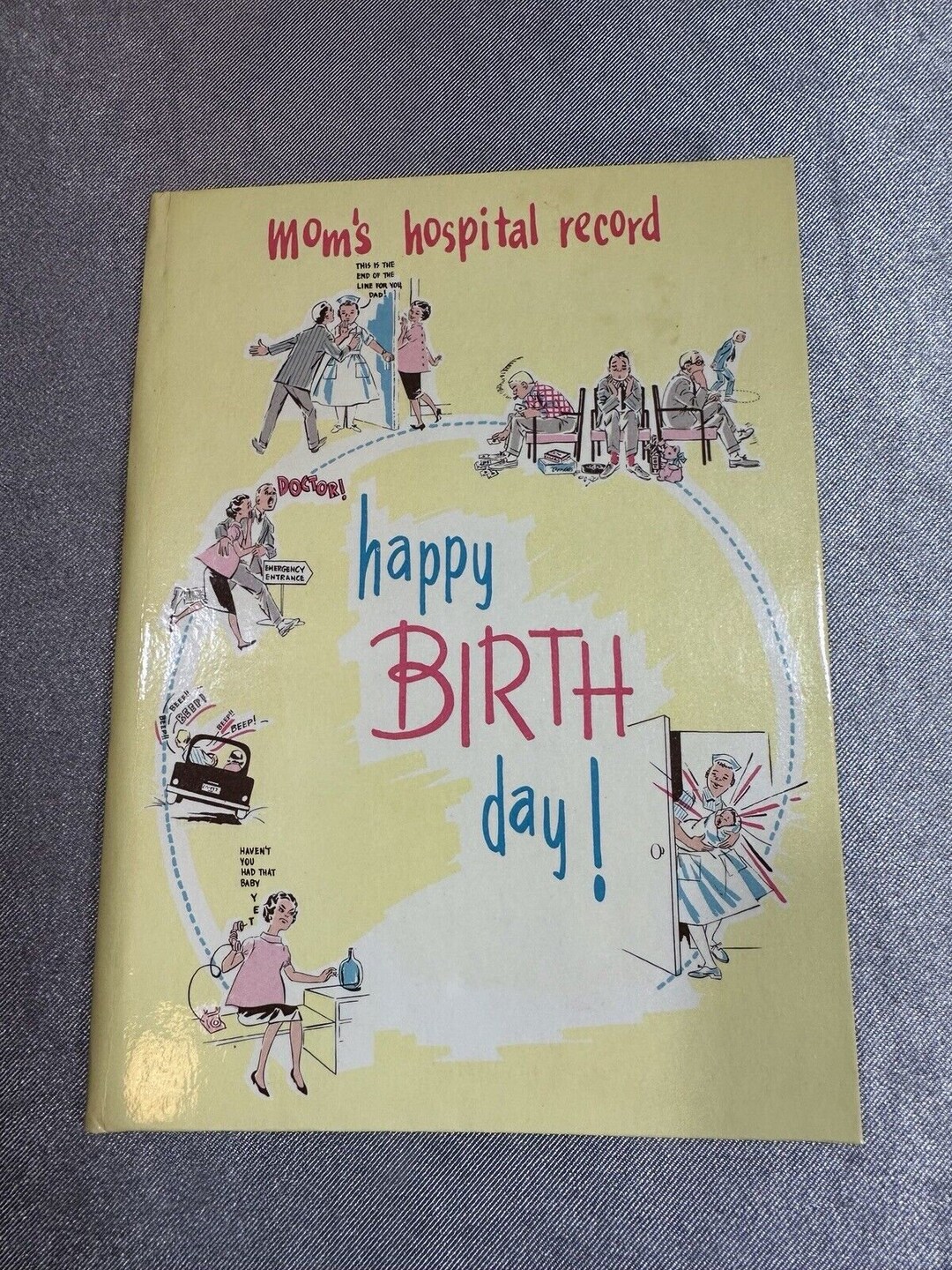 Vintage Mom's 1980s Hospital Record Happy Birth Day TNO QCC - Etsy