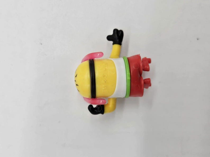 Minions Mini Despicable Me Figurine With Glasses - Etsy