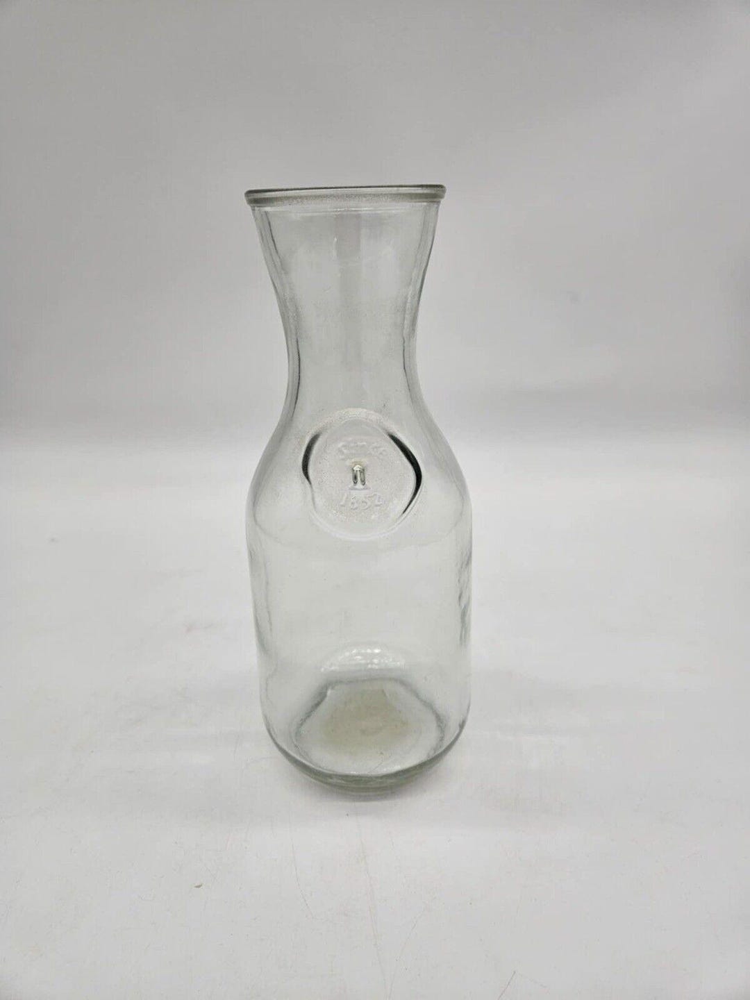 Vintage Paul Mason "since 1852" Glass Milk Bottle Carafe or Vase ...