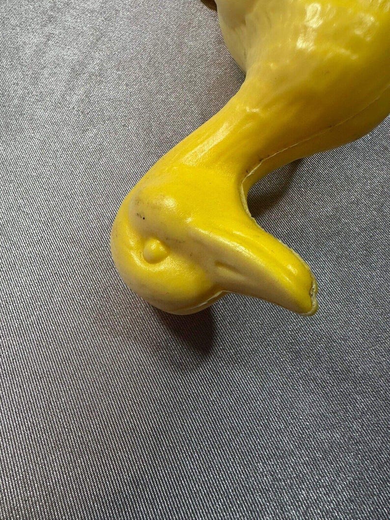 Vintage Plastic Toy Duck - Etsy